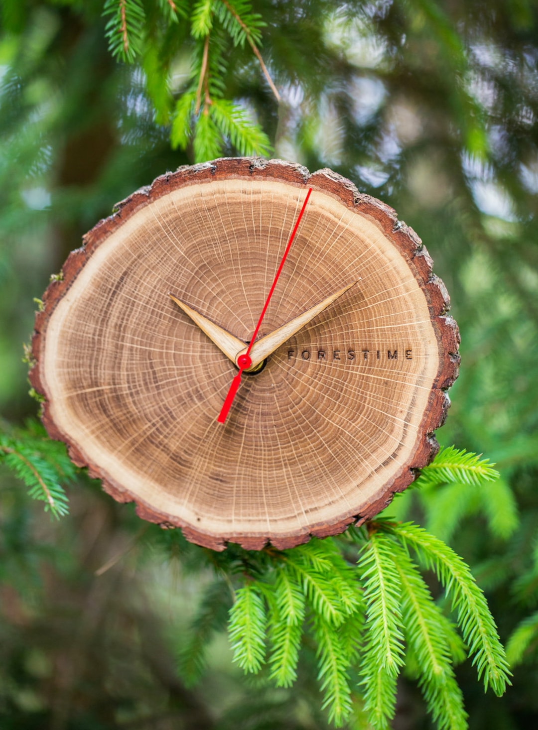 Wooden Wall Clock, Large Wall Clock, Wooden Clock, Farmhouse Wall Decor ...