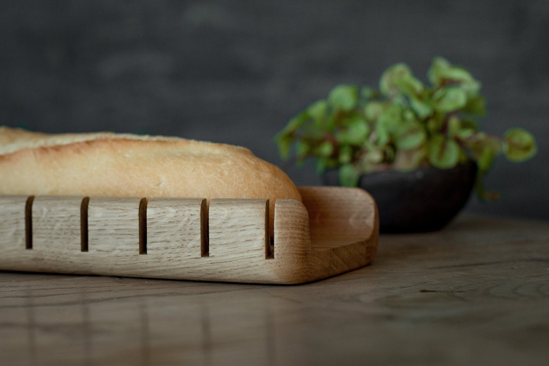 Slicing and Serving Board Specially Crafted for Baguette, Bread Board ...