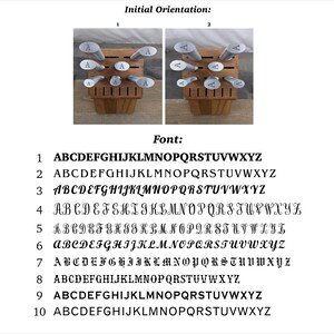 Rada Oak 7 Piece Knife Block Set - Personalized - Etsy