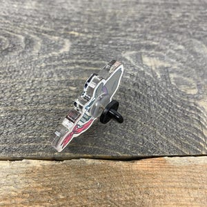 Crying Cowboy Skull Acrylic Pin - Etsy