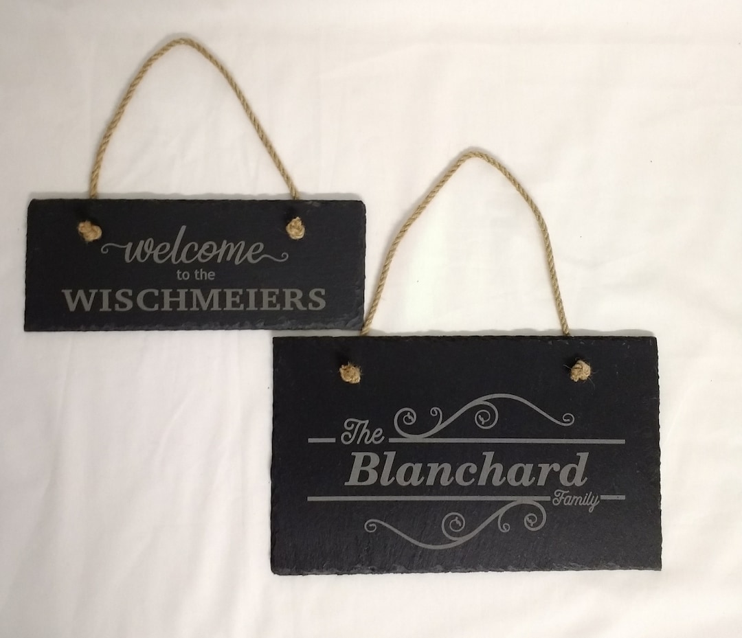 Personalized Slate Sign - 2 Sizes Available - Add Your Logo/custom ...