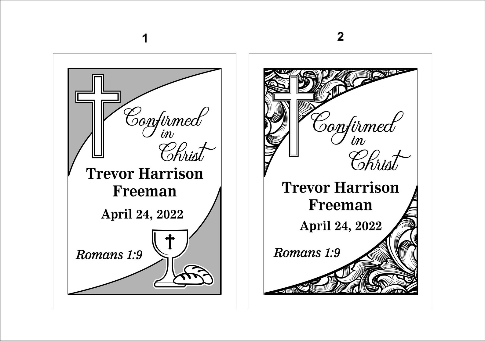 Personalized Cherry Confirmation Plaque Laser Engraved - Etsy