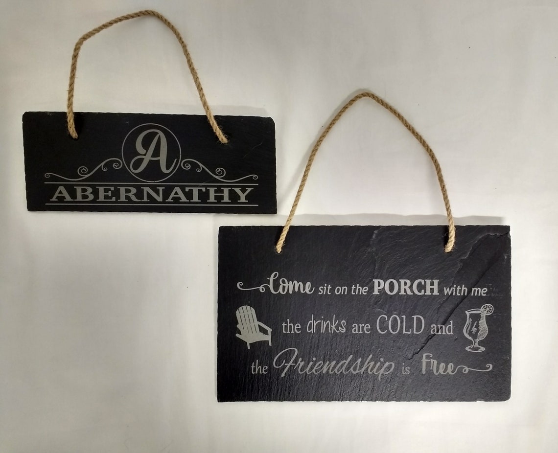 Personalized Slate Sign 2 Sizes Available Add Your - Etsy