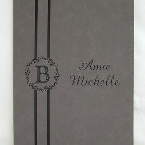 7 X 9 Leatherette Notepad Portfolio Padfolio - Personalized/custom Logo ...