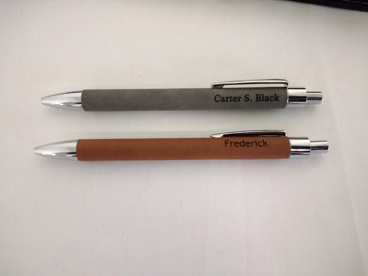 Personalized Canvas/leatherette Portfolio With Matching Pen - Add Your ...