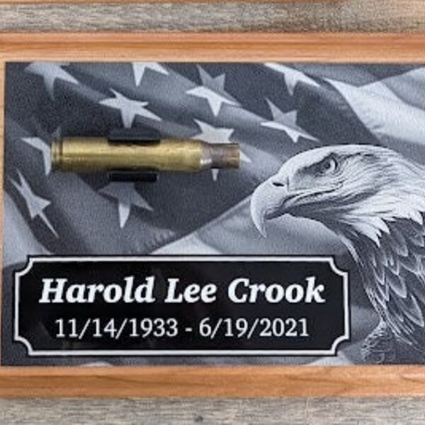 Military Funeral Bullet Casing Display Holder - Etsy