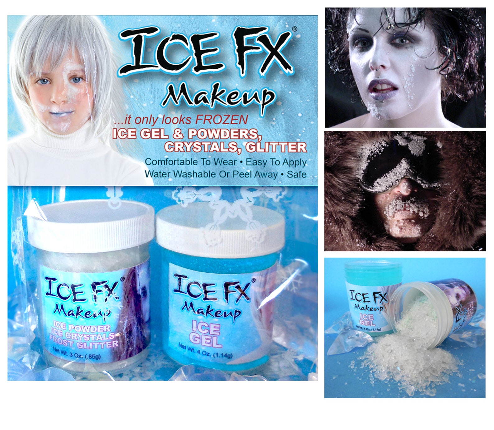 Frozen Princess and Snow Queen Ice FX Makeup Kit - Etsy