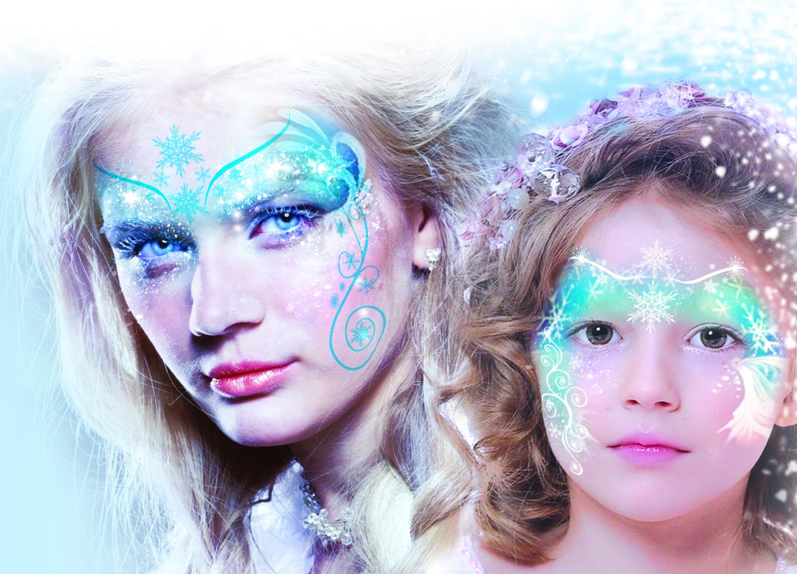 Frozen Princess and Snow Queen Ice FX Makeup Kit - Etsy