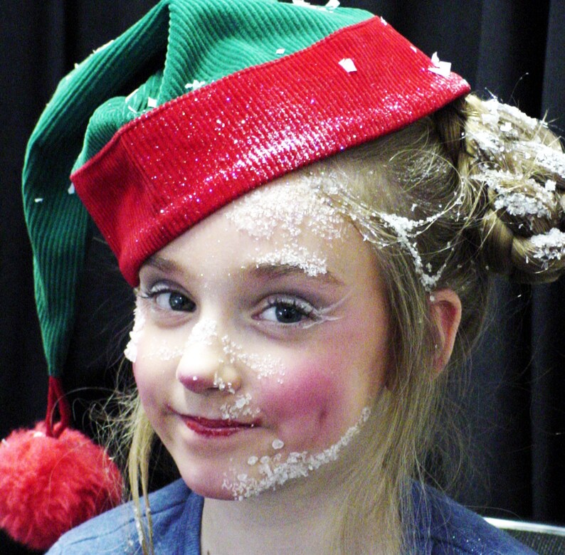 Santa Hat & Ice FX Mini Makeup Kit Winter Costume - Etsy
