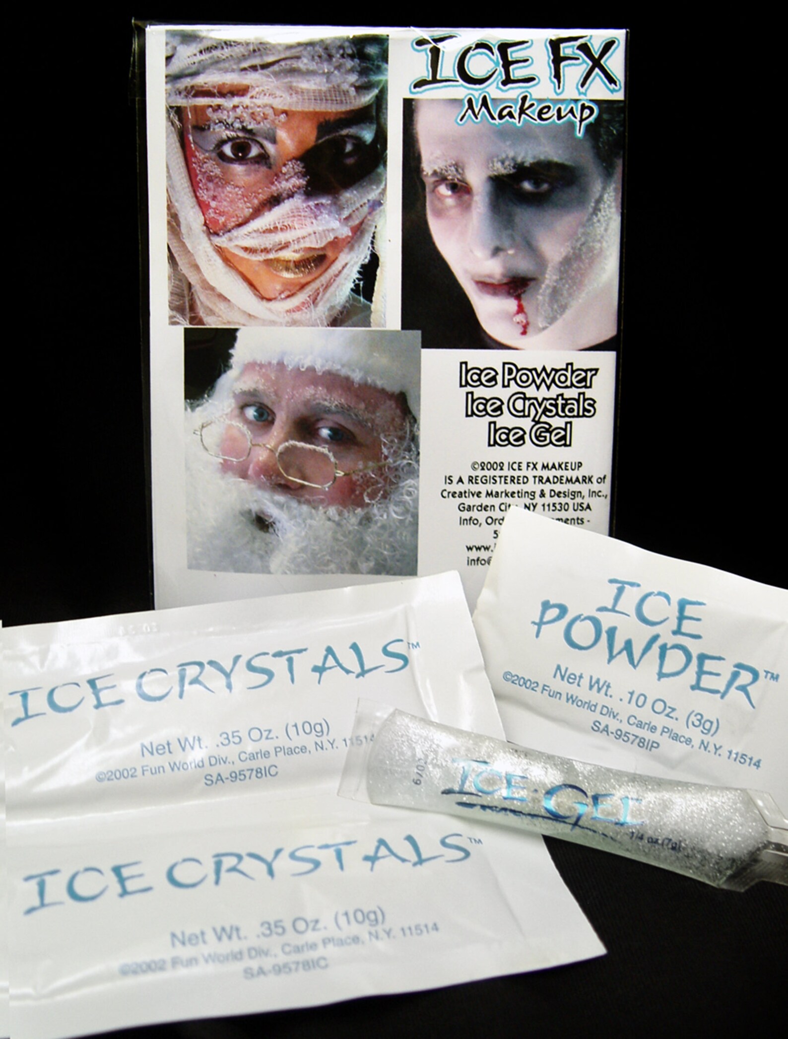 Santa Hat & Ice FX Mini Makeup Kit Winter Costume - Etsy