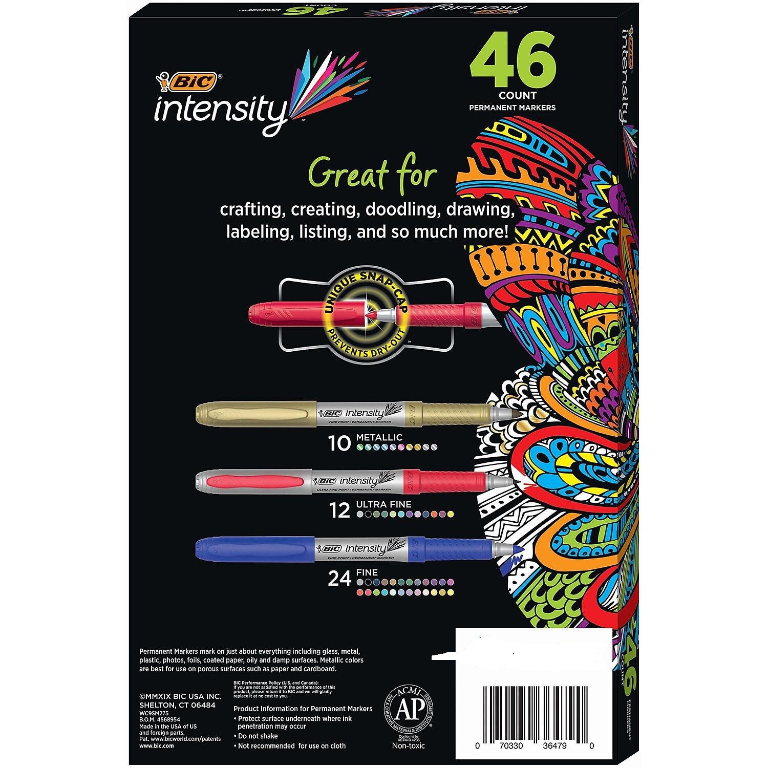 BIC Intensity Permanent Marker Special Edition Collection | Etsy