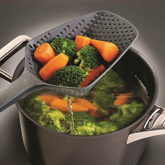 Cooking Concepts Plastic Kitchen Colander Scoop 2 With Strainer Holes Etsy UK