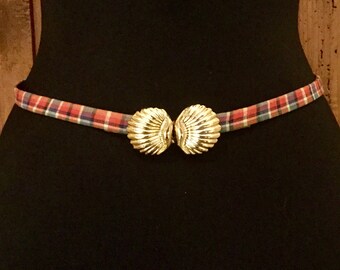 Plaid belt | Etsy
