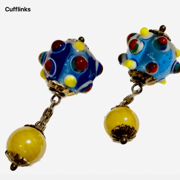 Beaded Cuff Links - Etsy