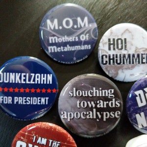 Shadowrun Buttons 1.25" / 32mm Pin Back Badges / Sixth World: Magic ...