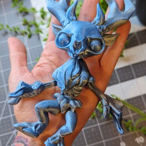 Articulated Wendigo Figurine, Paintable & Custom Printed in Your Choice ...