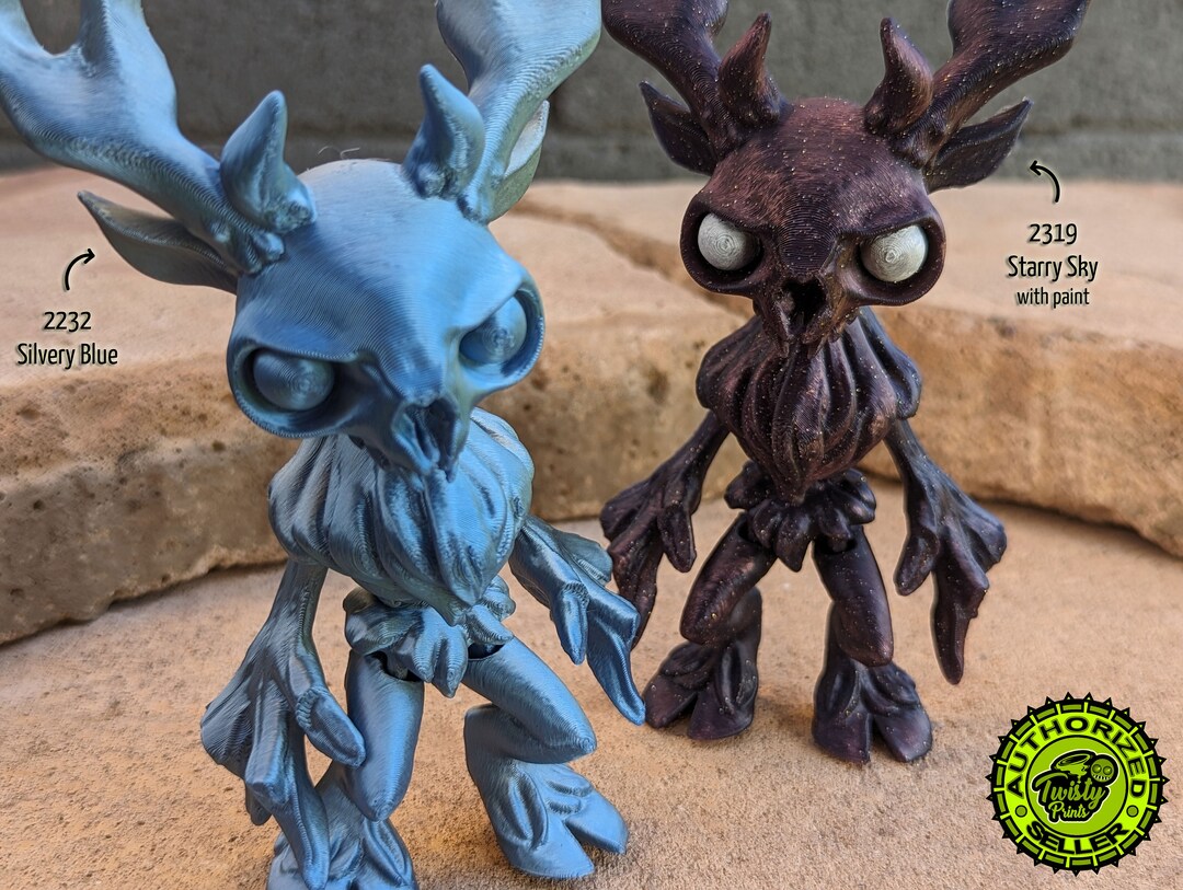 Articulated Wendigo Figurine, Paintable & Custom Printed in Your Choice ...