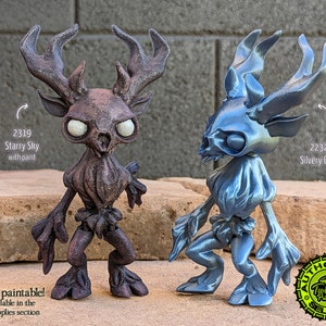 Articulated Wendigo Figurine, Paintable & Custom Printed in Your Choice ...