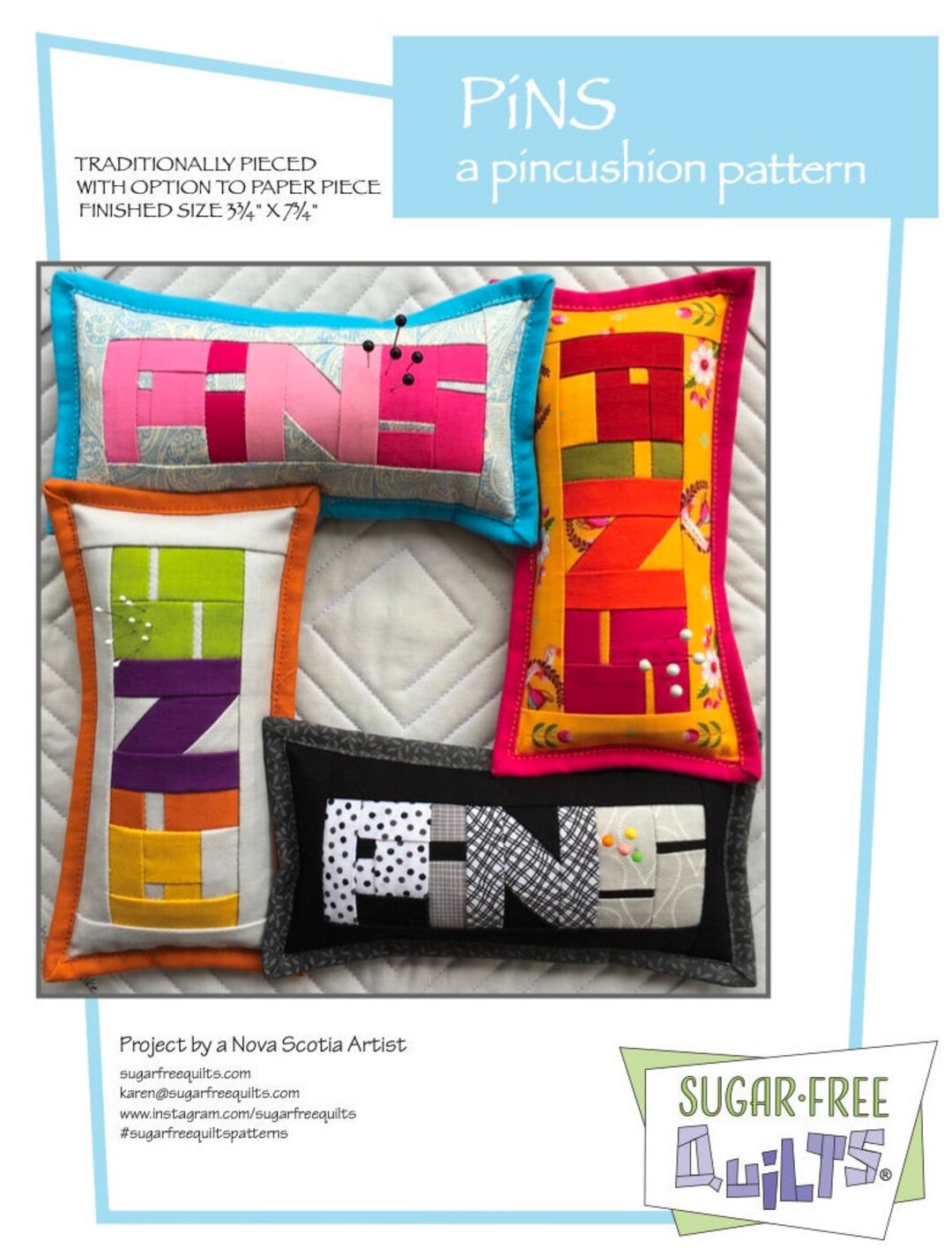 Scrap Friendly Pincushion Sewing Pattern - Etsy