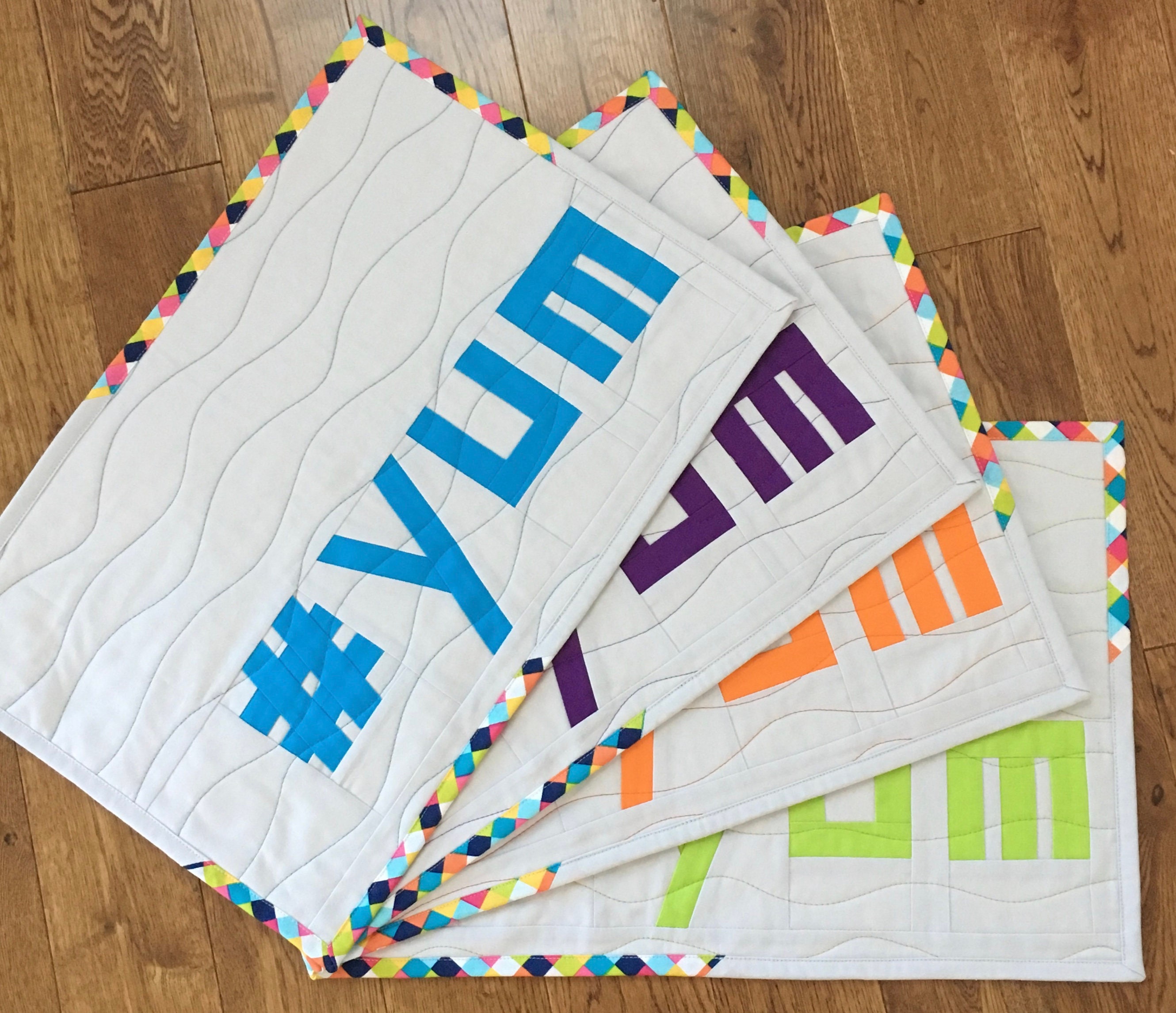 Alphabet and Banner Pattern Banner Instructions Included - Etsy