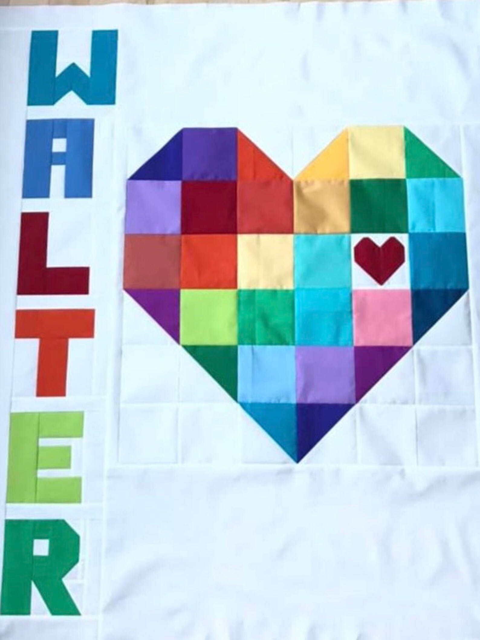 Alpha Heart Quilt Pattern - Etsy