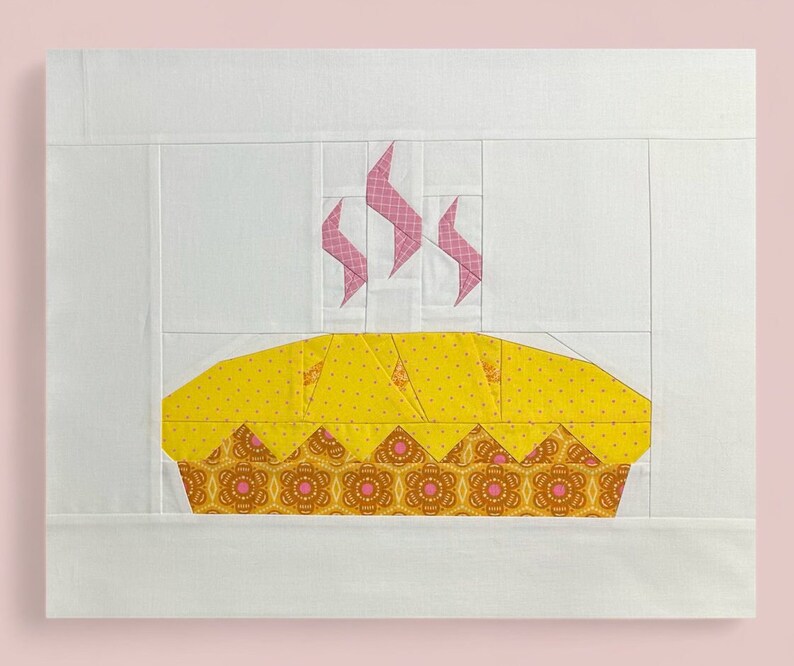 Apple Pie Quilt Block Pattern - A Paper Piece Block Pattern - Pie Quilt ...