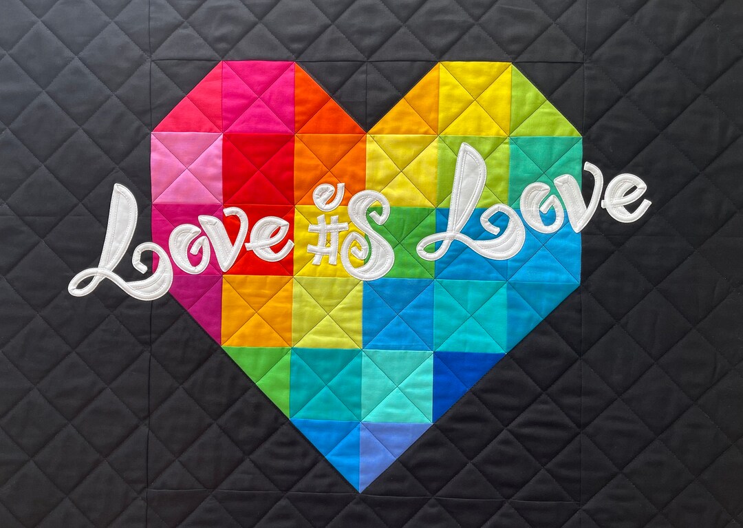 Love is Love Quilt Pattern - Etsy