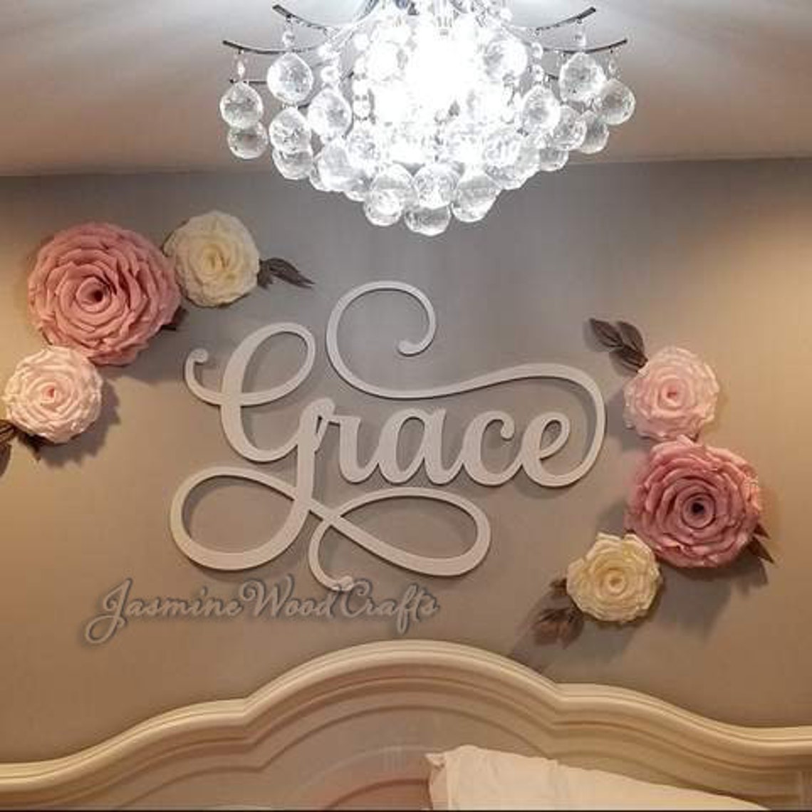 Boy Girl Name Sign Wooden Name Cutout Wall Hanging Letters | Etsy