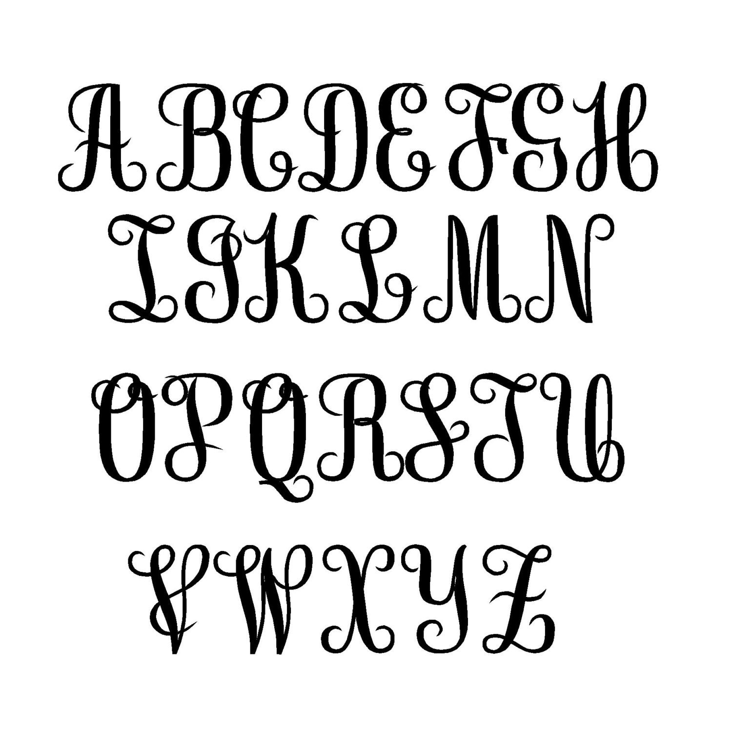 Large Wooden Monogram Unpainted Wood Monogram Wooden | Etsy