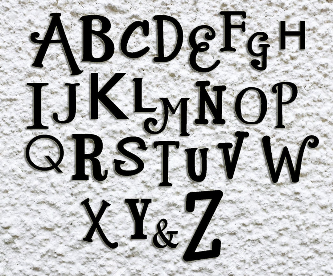 Wood Alphabet Wall Decor Wooden Alphabet Sign Bedroom Wall - Etsy