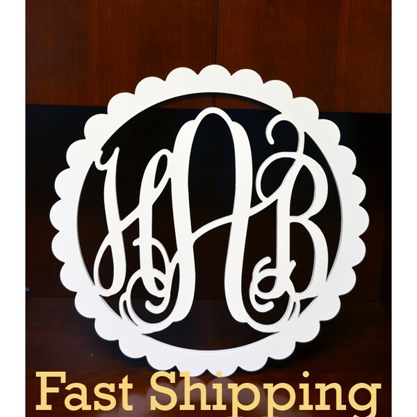 Wood Monogram - Etsy