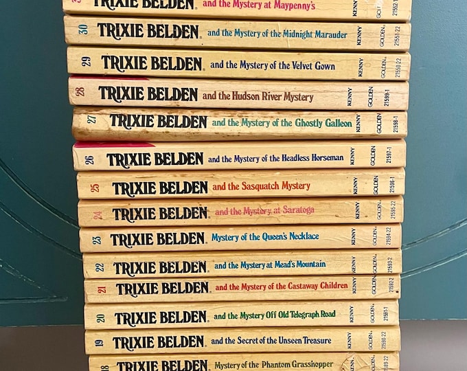 Vintage Trixie Belden Books: Oval Paperback Series - You Choose! - Etsy