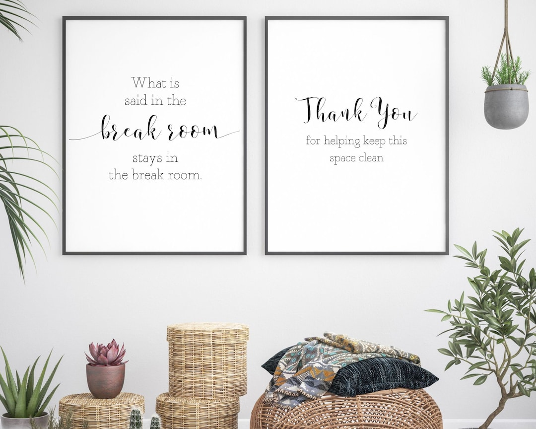 Set of 2 Office Art, Set of 2 Office Prints, Office Art, Office Prints ...