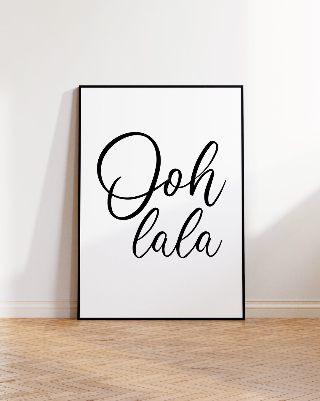 Ooh Lala Print, Ooh Lala Poster, Bathroom Art Print, Black and White ...