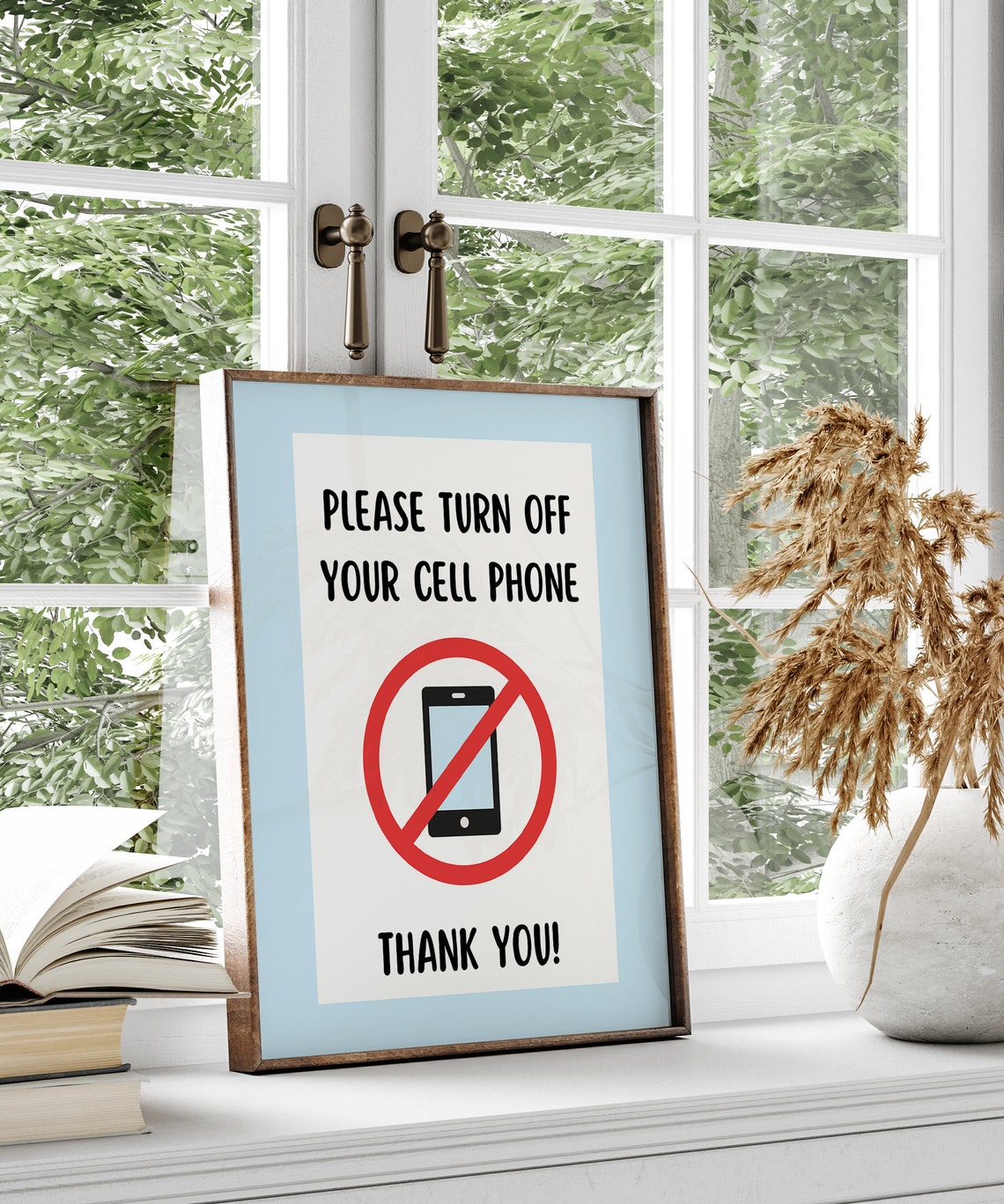 Please Turn off Your Cell Phone Thank You Cell (Download Now) - Etsy