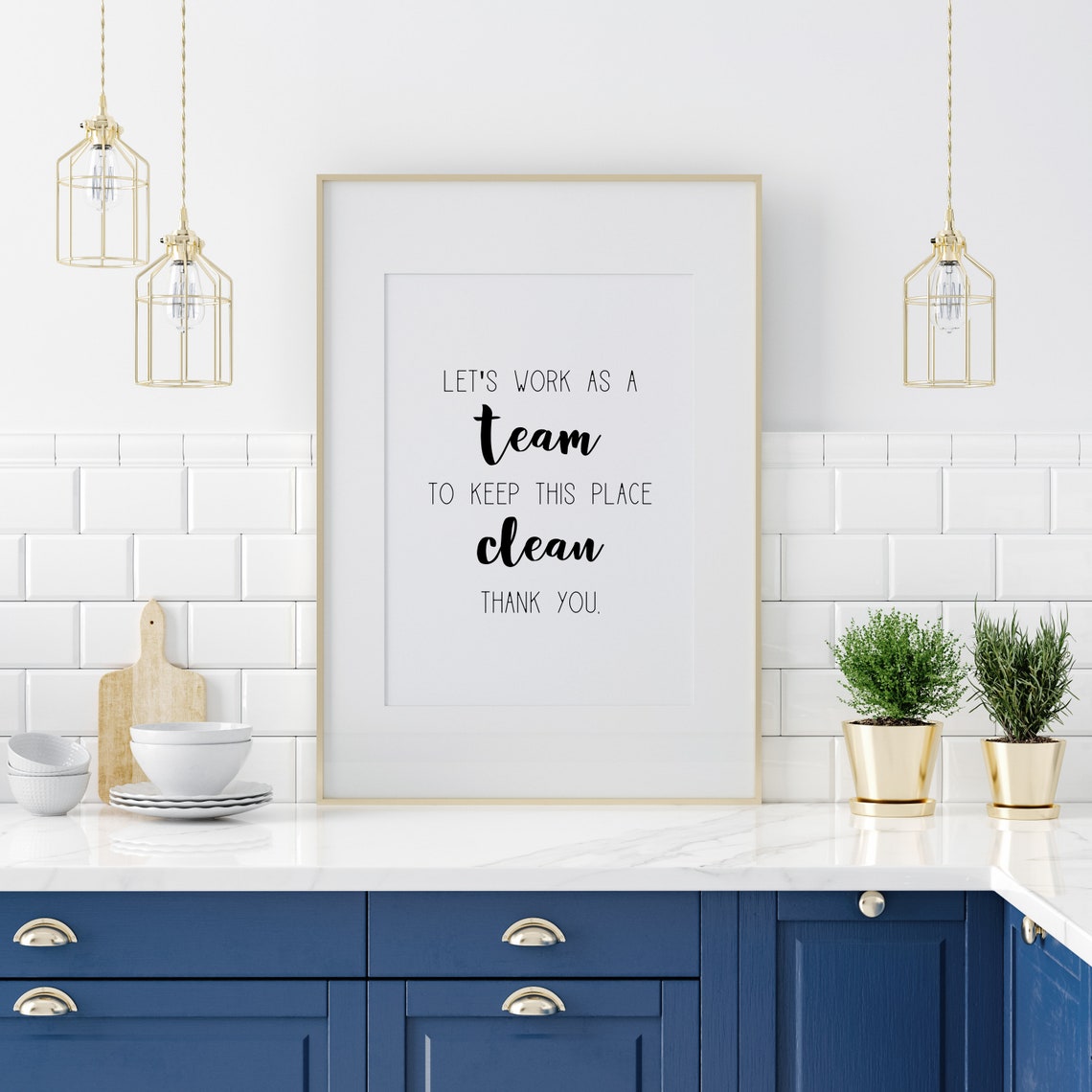 Let's Work as a Team to Keep This Place Clean Thank You, Clean up Sign ...