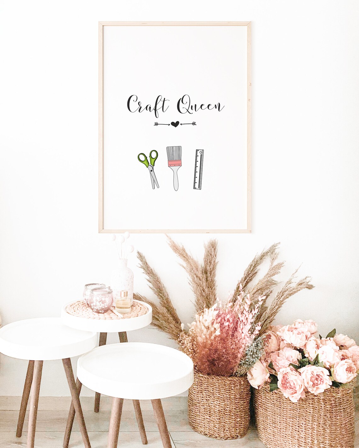 Craft Queen Craft Room Sign Craft Room Wall Art Sewing Room - Etsy