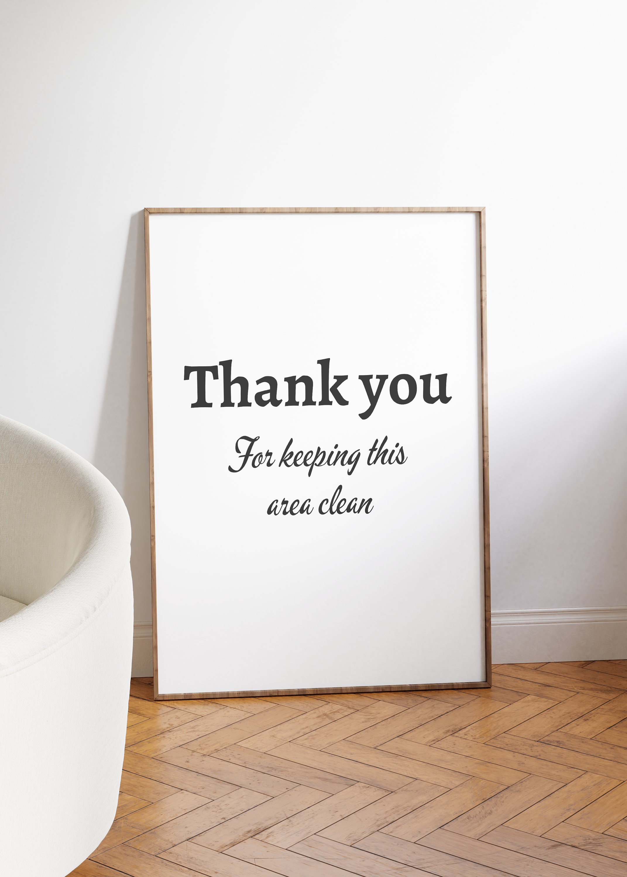 Thank You for Keeping This Area Clean, Keep It Clean Sign, Clean up ...