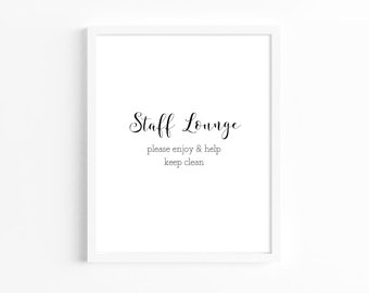 Workplace Clean up Signs - Etsy