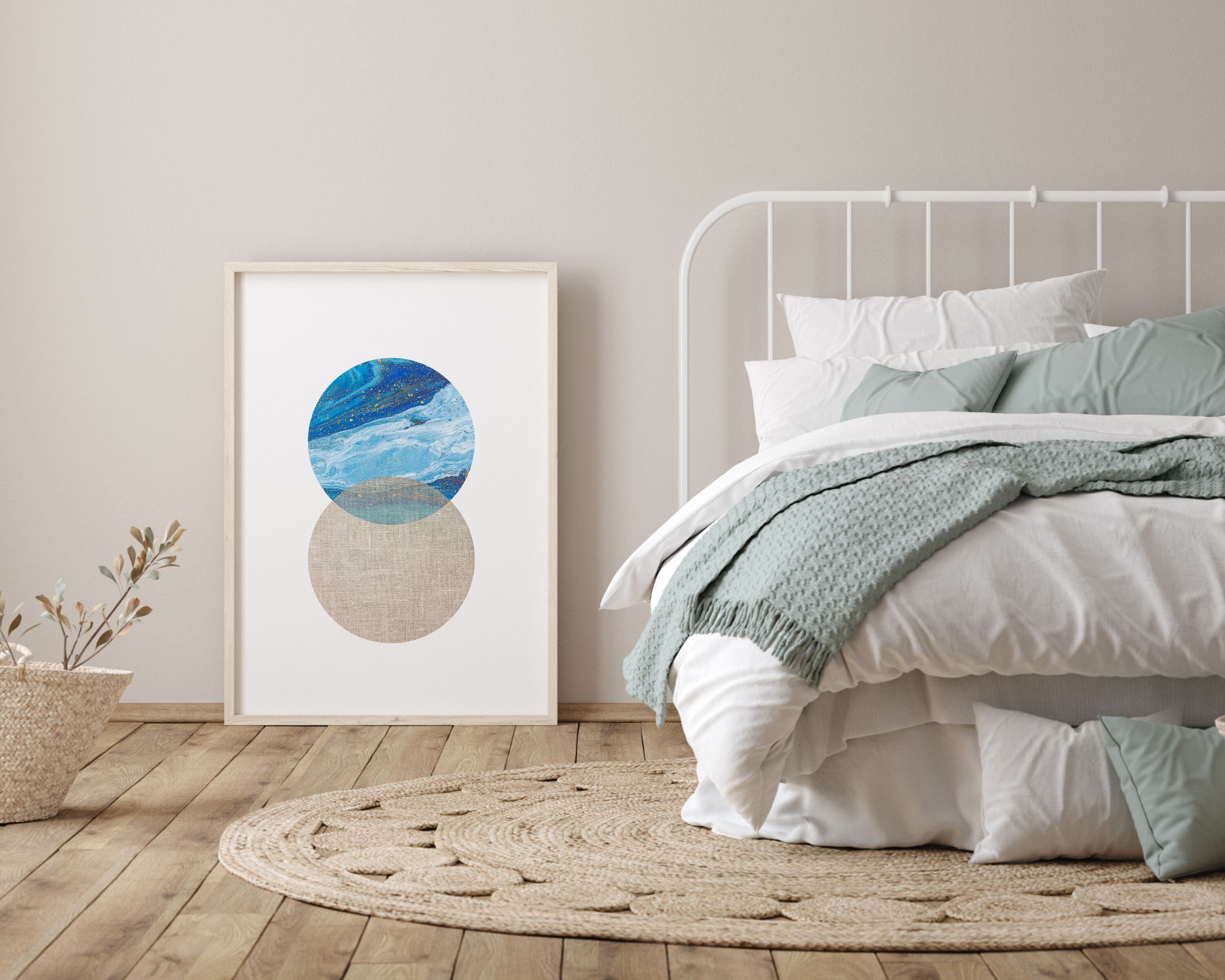 Agate Art, Jute Art, Blue Geode Art, Agate and Jute, Agate Print, Agate ...