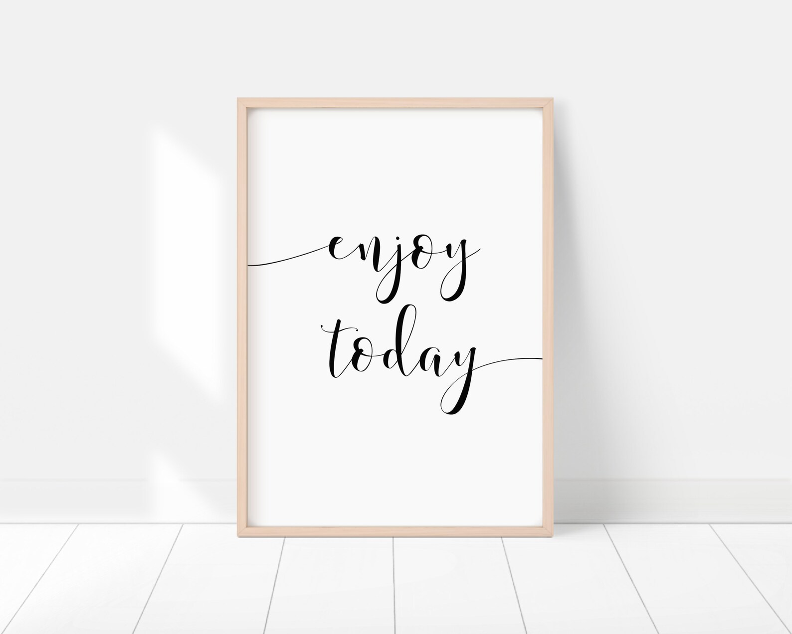 Enjoy Today, Enjoy Today Print, Enjoy Today Wall Art, Printable Wall ...