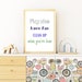 Play Nice Have Fun Clean up When You're Done, Playroom Sign, Playroom ...