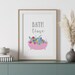 Bath Time Sign, Bath Time Print, Printable Bathroom Art, Bathroom Wall ...