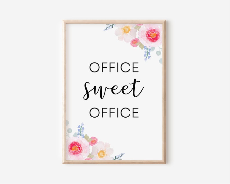 Office Sweet Office, Office Sign, Office Printable, Printable Office ...