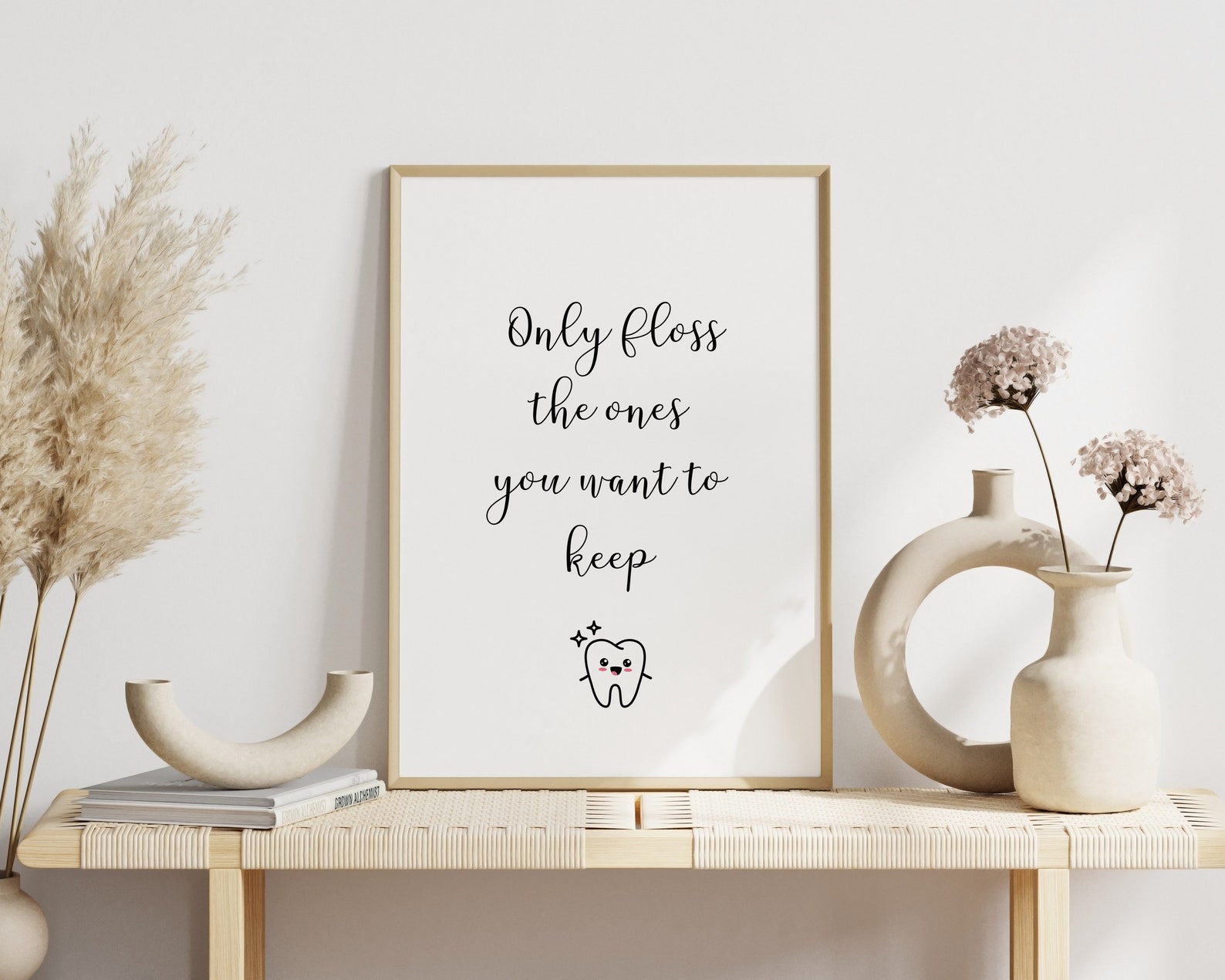 Only Floss the Ones You Want to Keep, Dental Office Art, Flossing Teeth ...