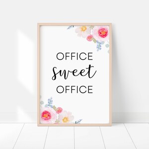 Office Sweet Office, Office Sign, Office Printable, Printable Office ...