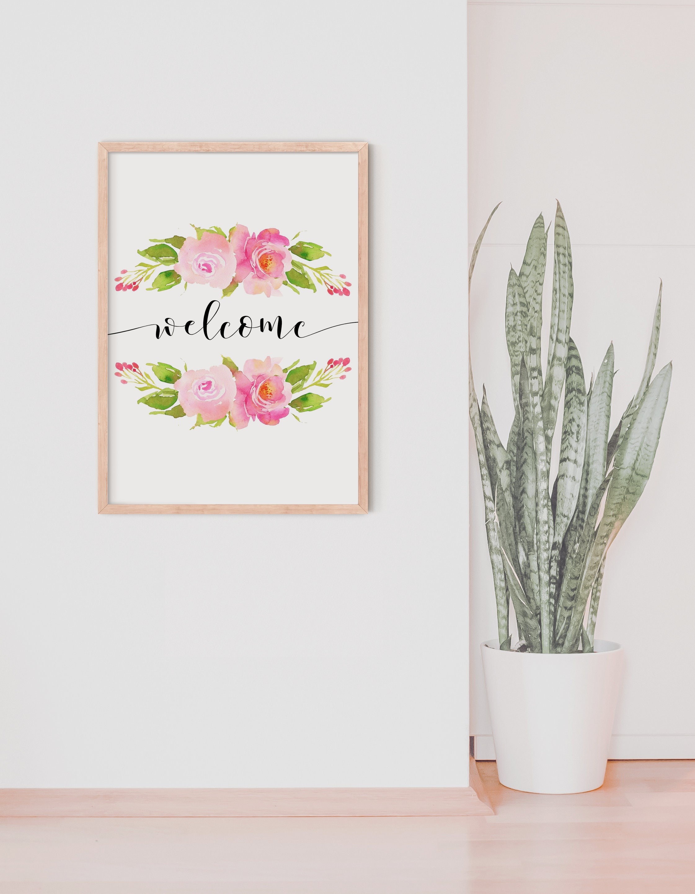 Welcome Sign Printable, Welcome Sign, Entryway Sign, Entryway Printable ...