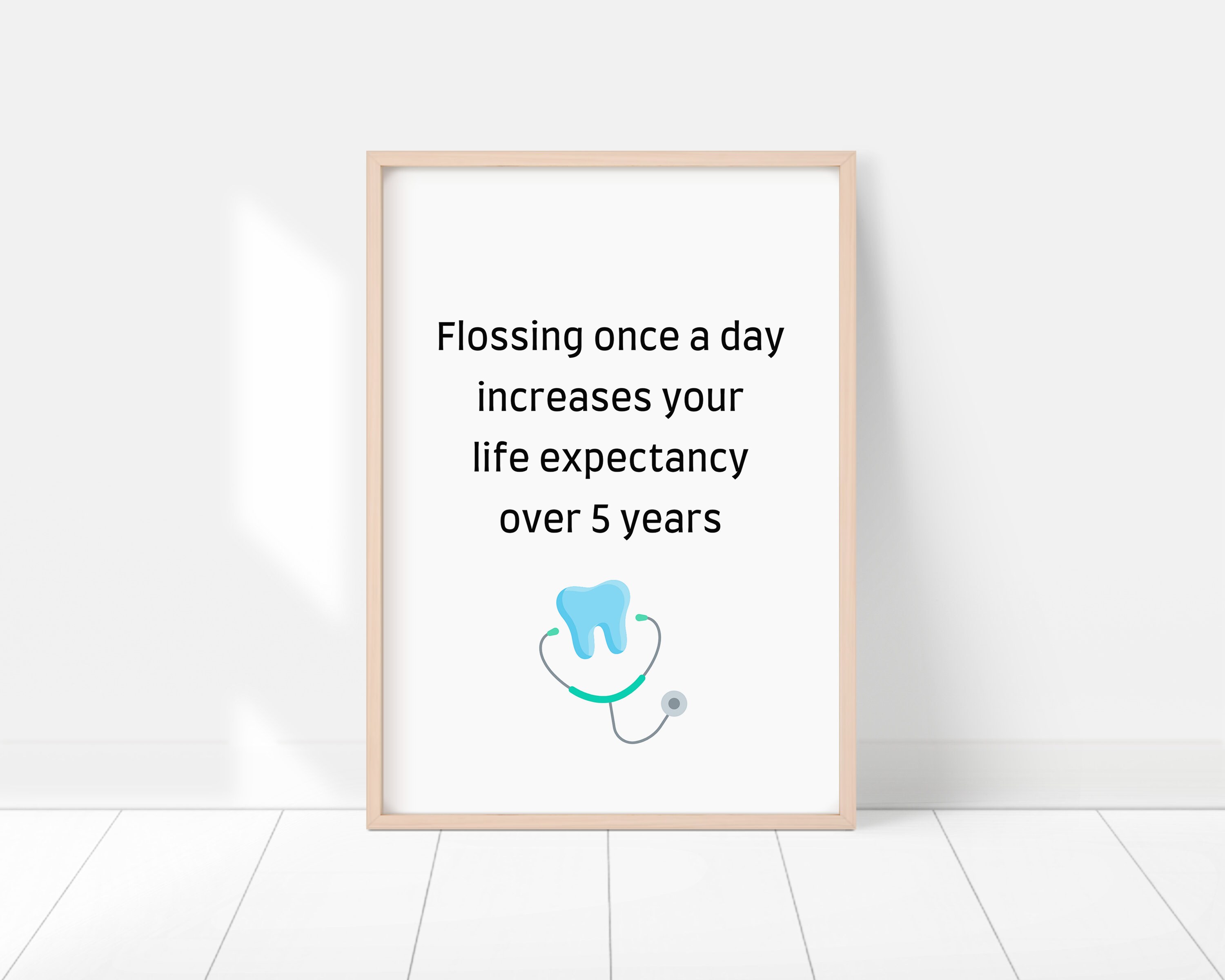 Flossing Once per Day Quote, Flossing Quote, Dentist Quote, Dentist ...