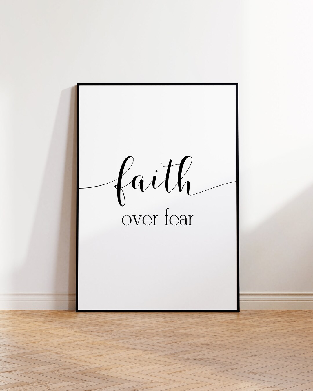 Faith Over Fear, Printable Wall Art, Printable Quotes, Faith Quotes ...