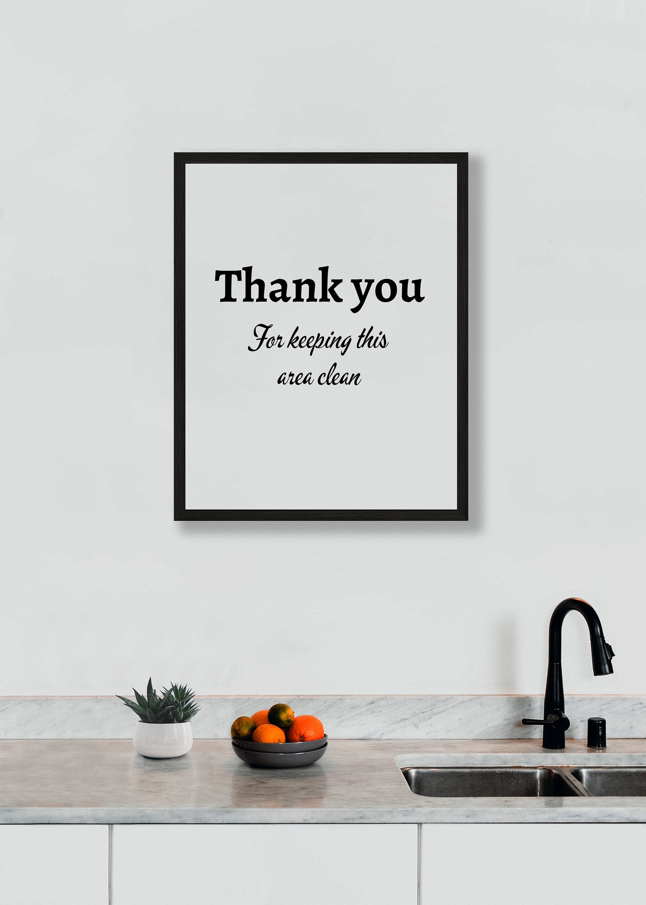 Thank You for Keeping This Area Clean, Keep It Clean Sign, Clean up ...